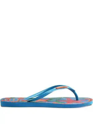 Havaianas Starfish-print Flip-flops - Blue