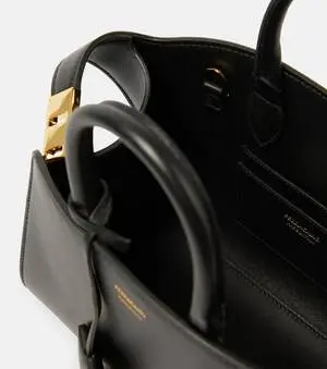 FERRAGAMO Hug Mini Leather Tote Bag
