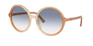 Miu Miu MU B02S Sunglasses Clear Gradient Light Blue