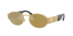 Versace VE2264 Sunglasses Brown Mirror Gold