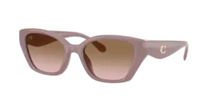 COACH Full Rim Sunglasses - Brown Peach Gradient