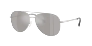 Michael Kors Aviator Sunglasses - Silver Mirror