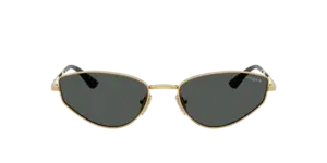VOGUE EYEWEAR Gold Frame Sunglasses - Dark Grey