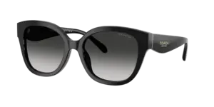 COACH Striated Bark/moss Frame Sunglasses - Grey Gradient