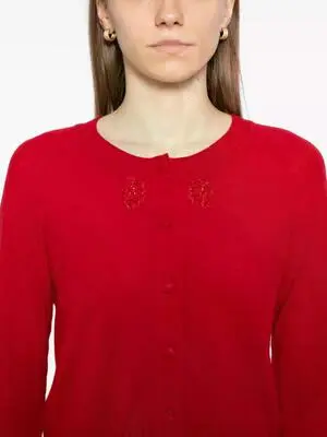 Simone Rocha Embellished Cashmere Cardigan