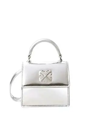 Off-White Micro Jitney Handbag - Silver