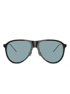 Brunello Cucinelli Pilot-frame Sunglasses - Black