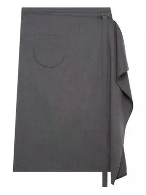 COURREGES Wool Blend Skirt