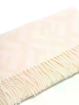 Fendi Ff-monogram Fringed Scarf