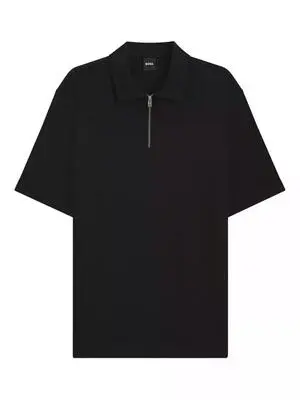 BOSS Zip-neck Polo Shirt