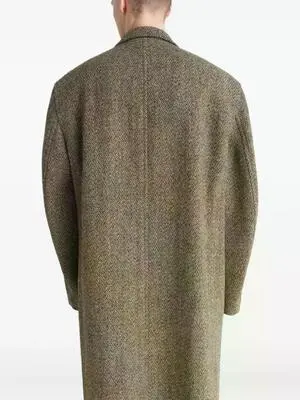 LEMAIRE Chesterfield Herringbone Tweed Coat