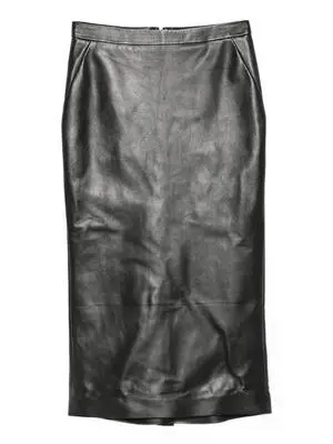 Givenchy Leather Pencil Skirt