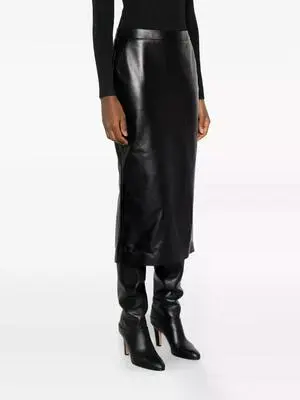 Givenchy Leather Pencil Skirt