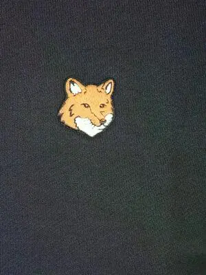 Maison Kitsuné Fox Head-motif Cotton Sweatshirt