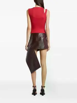 COURREGES Asymmetrical Neck Vest