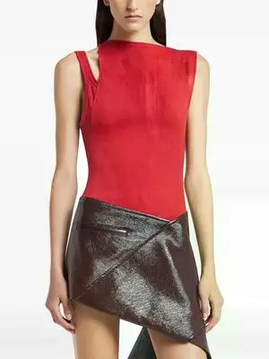 COURREGES Asymmetrical Neck Vest