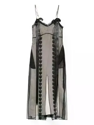 Simone Rocha Multi-split Maxi Dress - Black