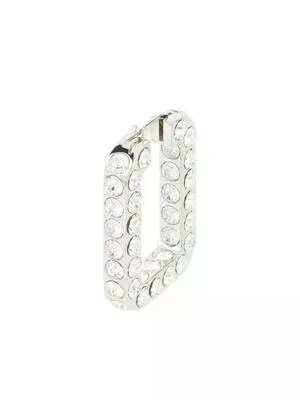 Amina Muaddi Crystal-embellished Hoop Earrings