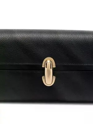 Savette Symmetry Leather Crossbody Bag - Black