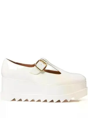 Stella McCartney Buckle-fastening Platform Pumps - White