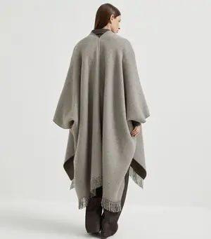 Brunello Cucinelli Cashmere Sparkling Poncho