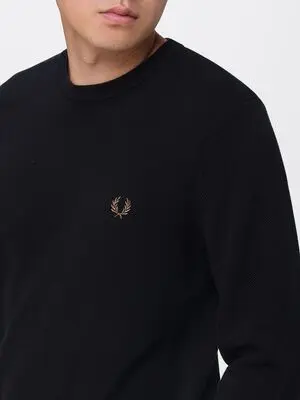 Fred Perry Pullover Sweater - Black