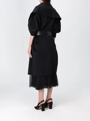 Elisabetta Franchi Mid-length Coat - Black
