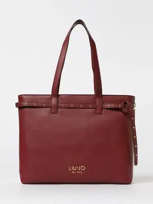 Liu Jo Tote Bag With Stud Embellishments - Burgundy