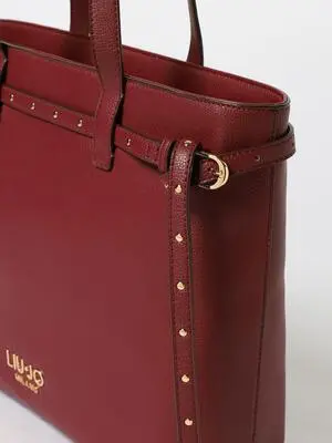 Liu Jo Tote Bag With Stud Embellishments - Burgundy
