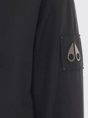 Moose Knuckles Hooded Bomber Jacket