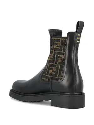 Fendi Filo Leather Boots