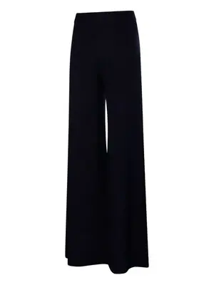 Max Mara Cashmere Wool Trousers - Blue