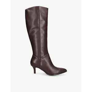 Dolce Vita Aldy Leather Heeled Boots - Wine