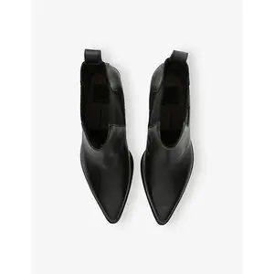 Dolce Vita Shadie H2o Leather Heeled Ankle Boots - Black