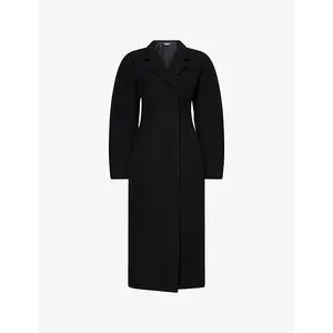 Jacquemus Notched Lapel Wool Coat