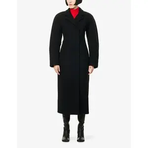 Jacquemus Notched Lapel Wool Coat