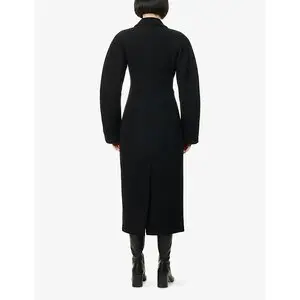 Jacquemus Notched Lapel Wool Coat