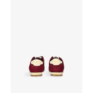 Sam Edelman Ivey Suede Trainers - Red