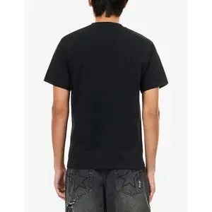A BATHING APE 1st Camo Brand-print Cotton-jersey T-shirt - Black