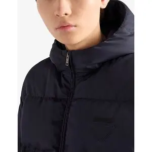 Prada Medium-weight Hooded Re-nylon Down Jacket