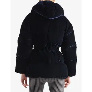 Prada Velvet Down Jacket - Blue