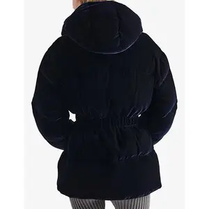 Prada Velvet Down Jacket - Blue