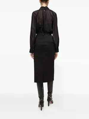 Veronica Beard Alyssa High Neck Blouse