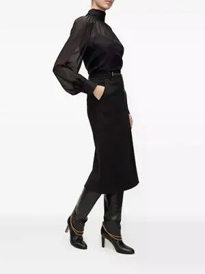 Veronica Beard Alyssa High Neck Blouse