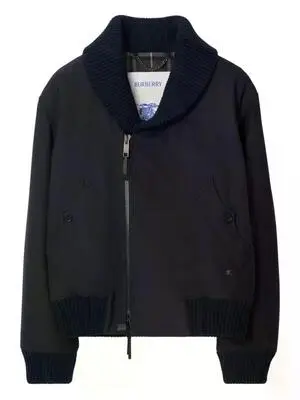 Burberry Ribbed-trim Bomber Jacket
