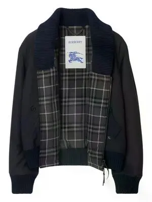 Burberry Ribbed-trim Bomber Jacket