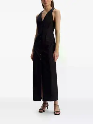 12 STOREEZ Button-fastening Dress - Black