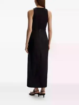 12 STOREEZ Button-fastening Dress - Black
