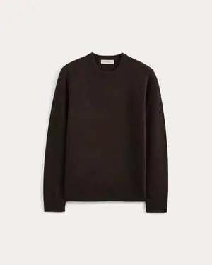 Everlane Cashmere Crew Neck Sweater - Americano Brown