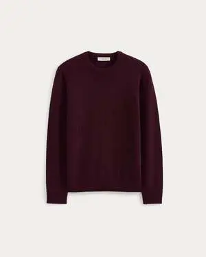 Everlane Cashmere Crew Neck Sweater - Deep Plum